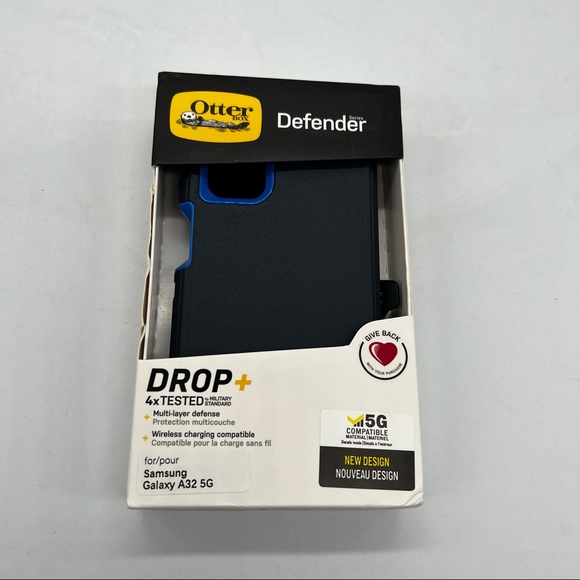 OtterBox | Cell Phones & Accessories | Nwt Otter Box Blue Grey Defender ...